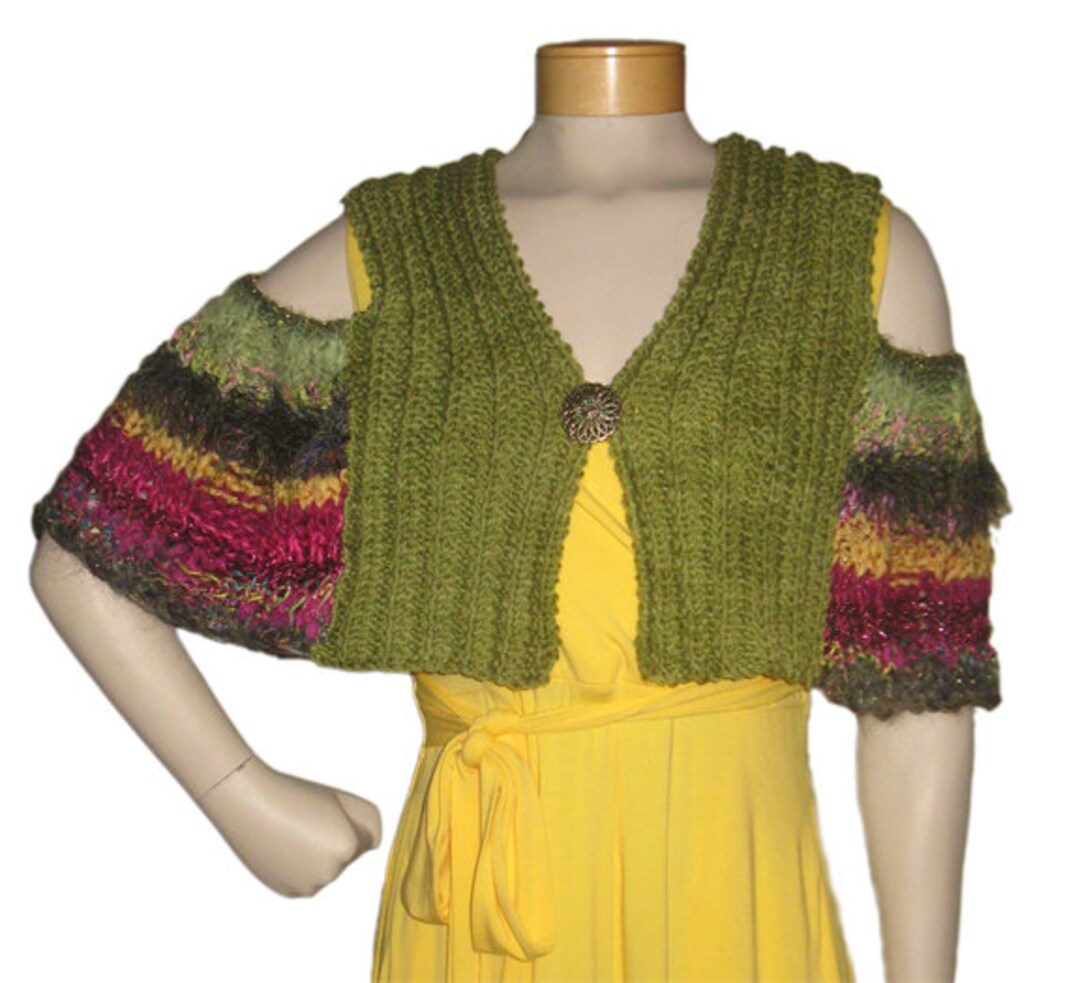 NEW Cold-shoulder Capelets PDF Pattern From Knittique for Colormusing ...