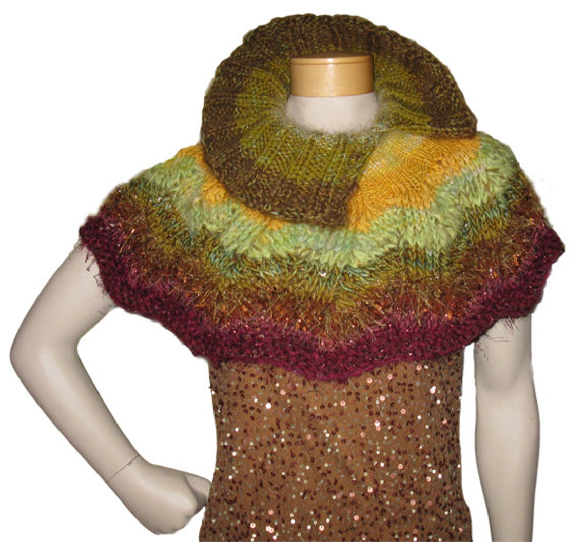 Chevron Capelets PDF Pattern, Instructions for 3 Different Versions ...