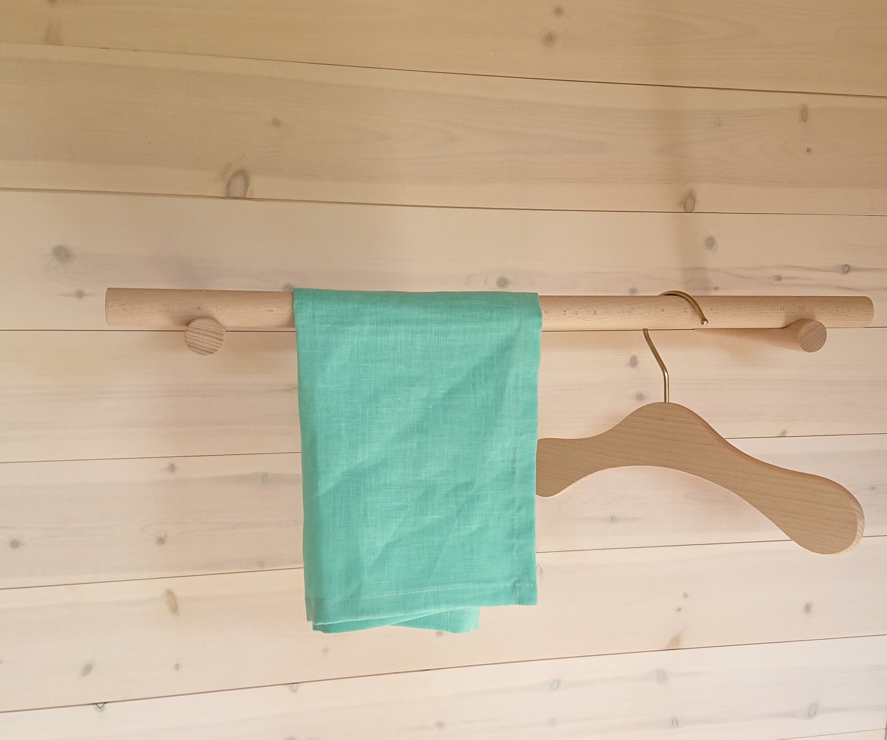 Modern Wooden Rack/coat Rack/minimalistic Hangers/beech Wood/wooden ...