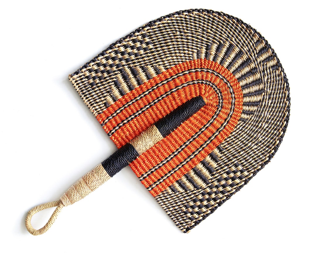 Bolga Fan Levant African Handwoven Decorative Fan in - Etsy UK