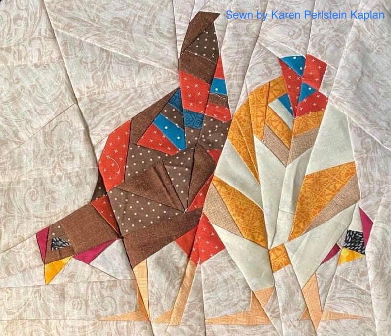 Bottoms Up Paper Pieced Hens, Chicken, Block, Quilting - Etsy