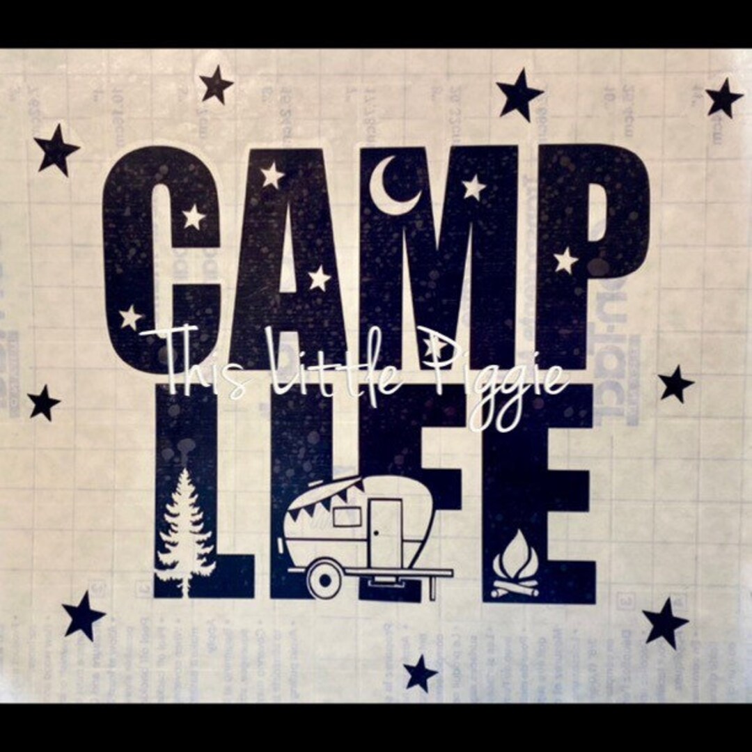 Camp Life Decal - Etsy
