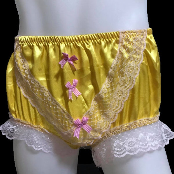 Granny Satin Panties - Etsy UK
