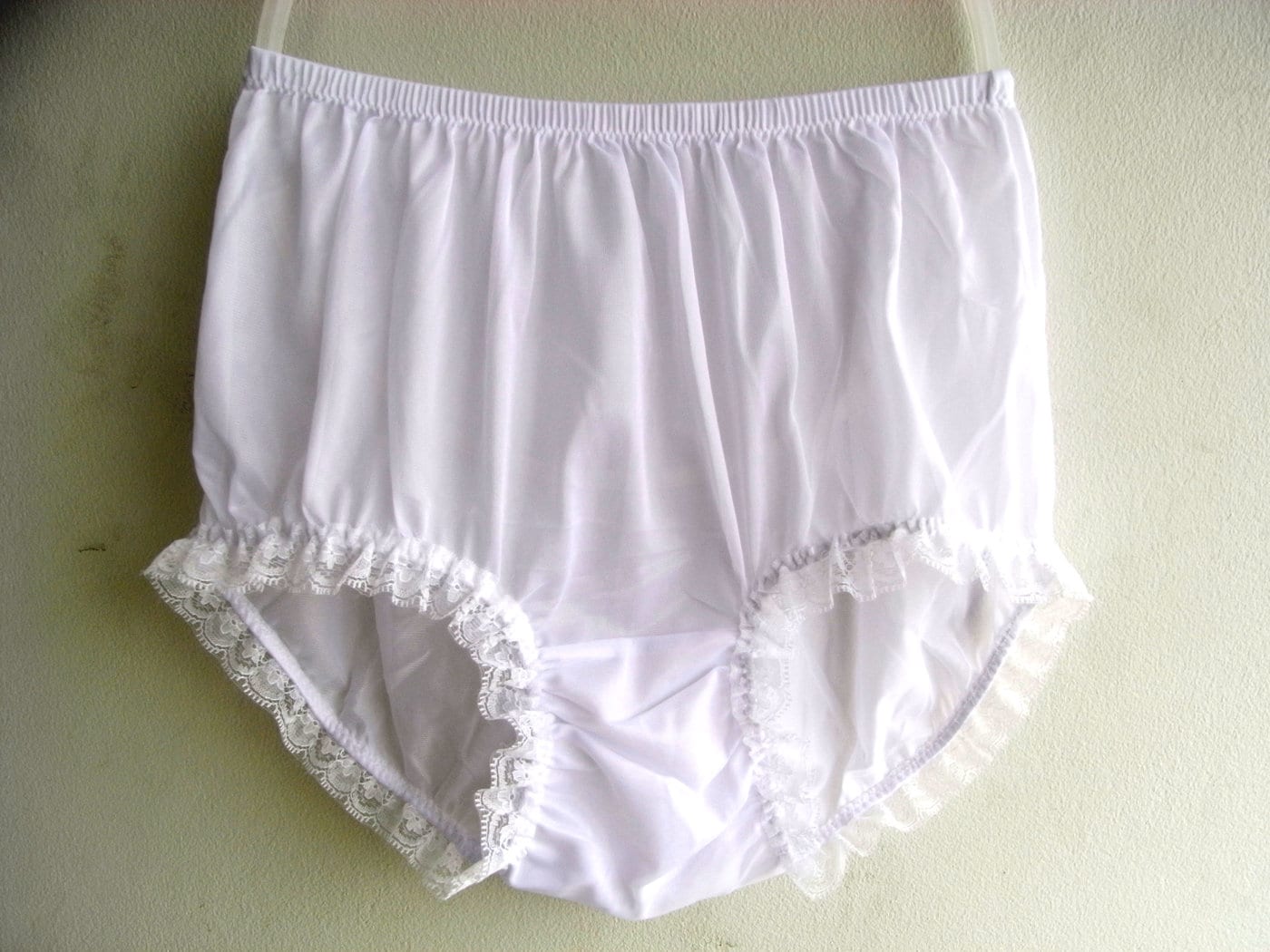Choose 17 Color Shiny White Vintage Panties Granny Full Briefs Knickers
