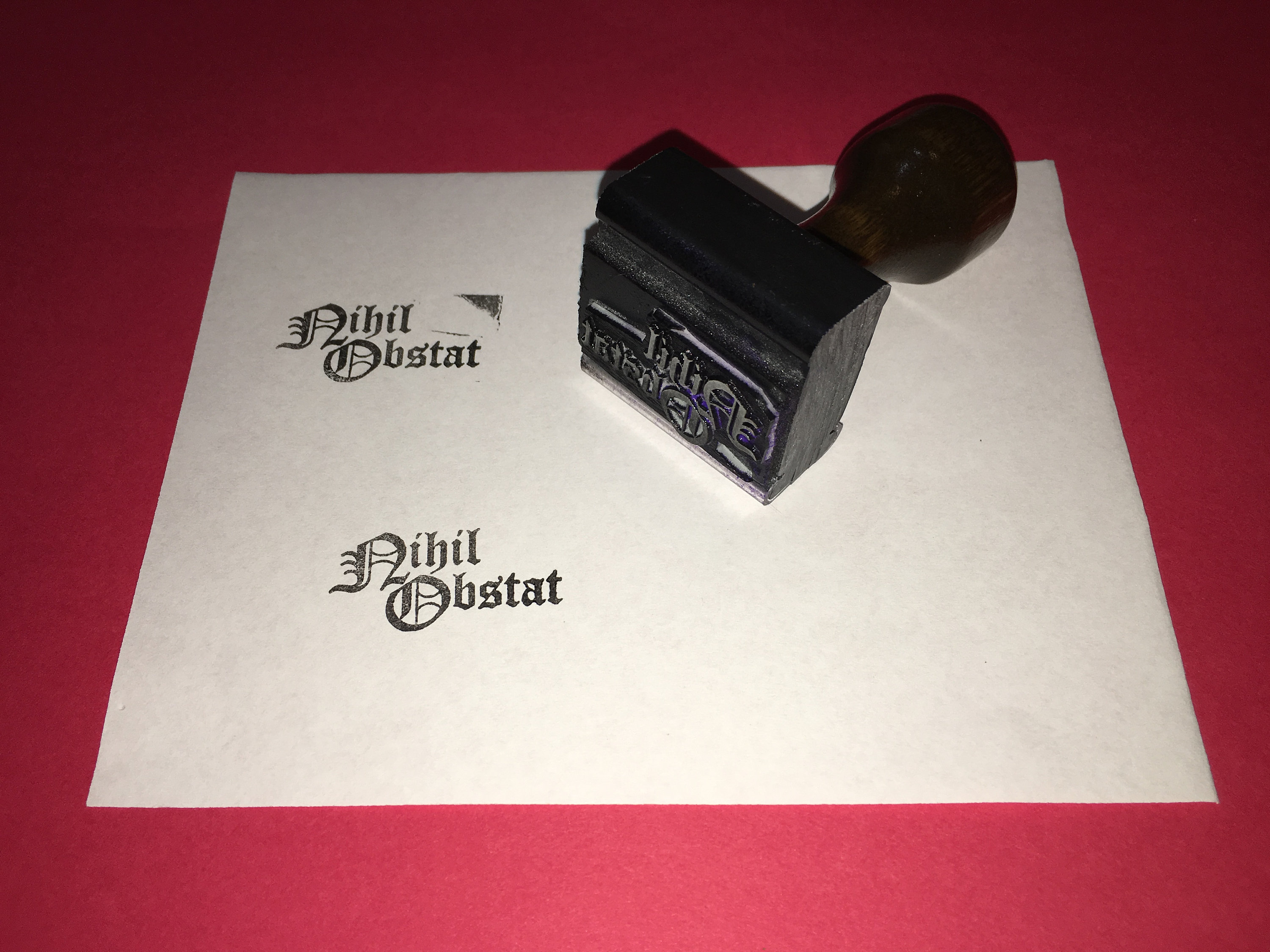 Nihil Obstat USA ORDERS - Etsy