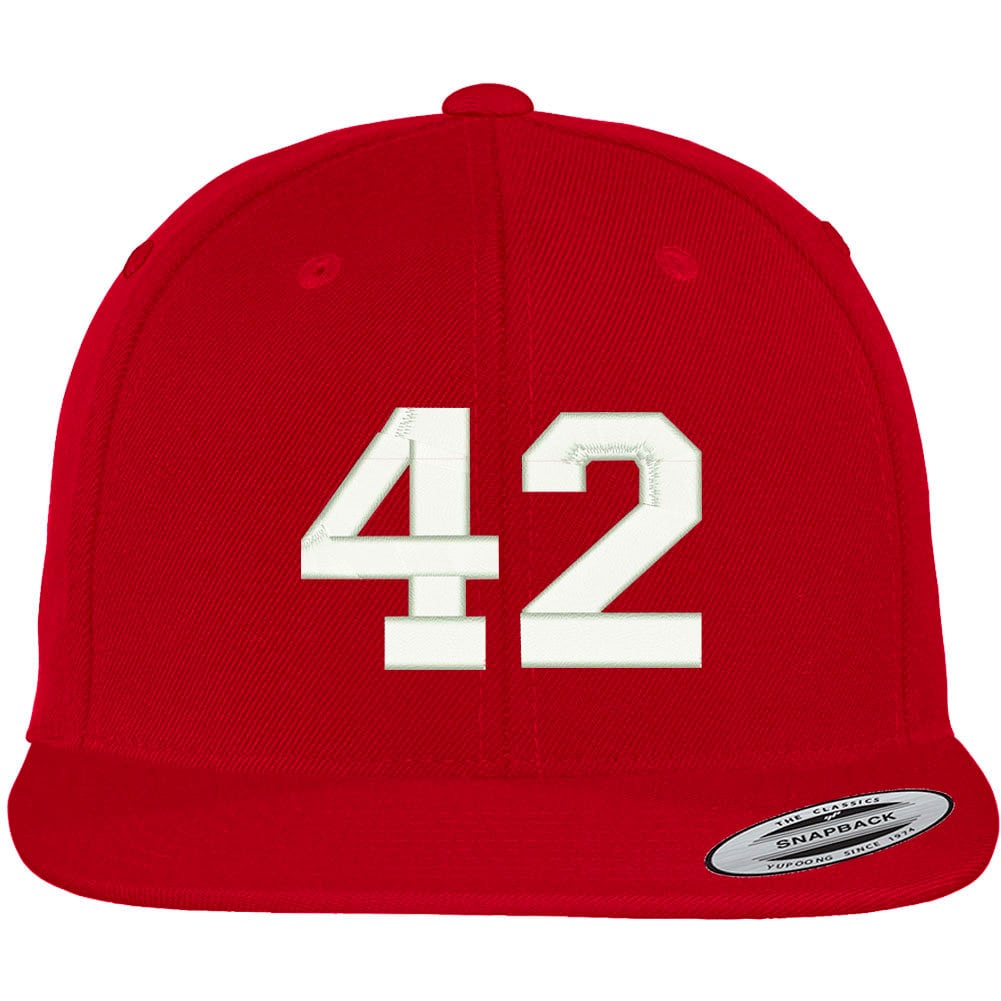 Stitchfy Number 42 Collegiate Varsity Font Embroidered Flat | Etsy