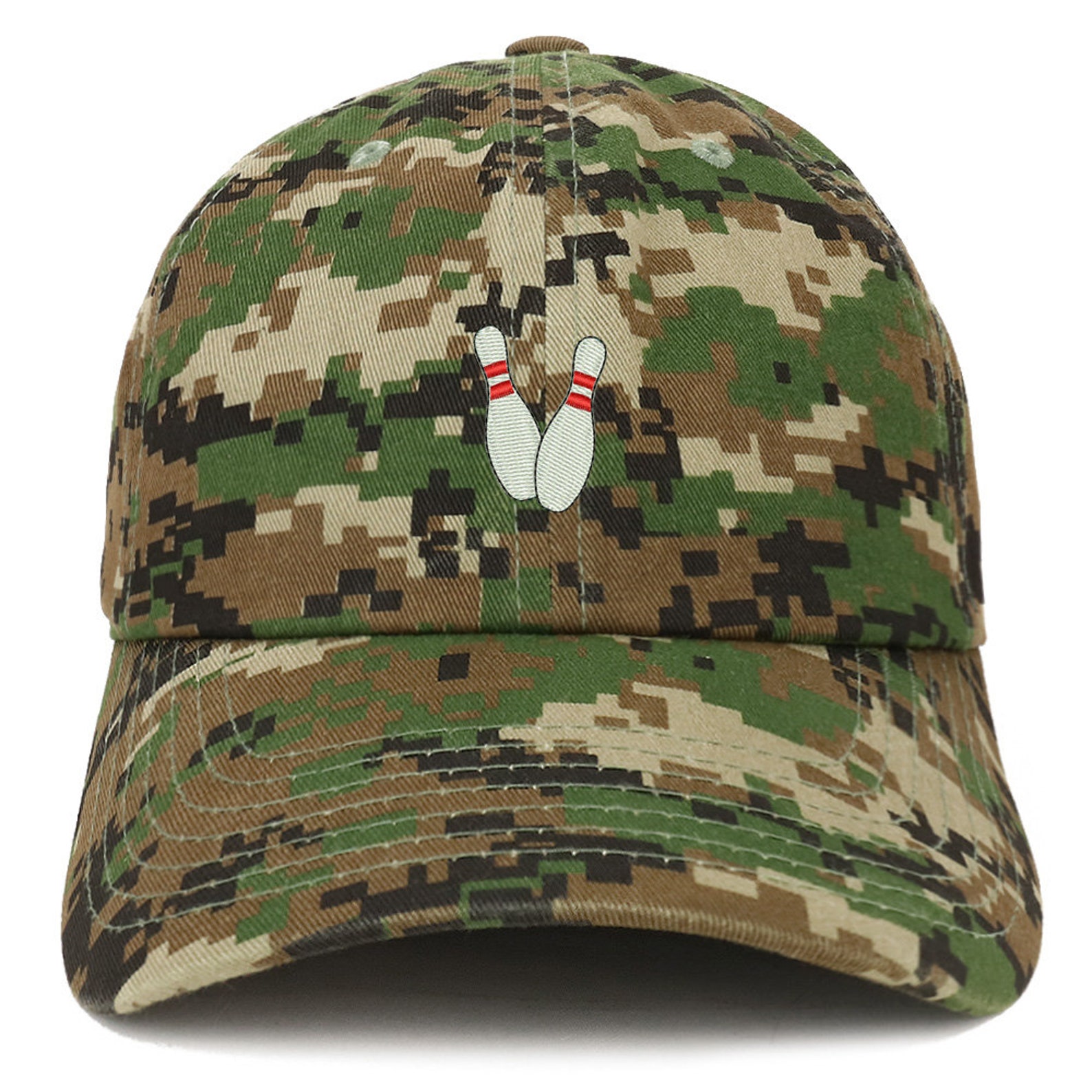 Stitchfy Small Bowling Pins Embroidered Unstructured Cotton Dad Hat - Etsy
