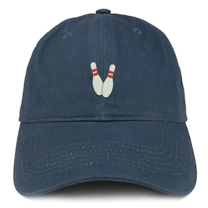 Stitchfy Small Bowling Pins Embroidered Unstructured Cotton Dad Hat - Etsy