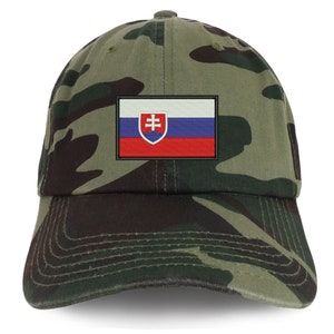 Stitchfy Flag of Slovakia Embroidered Brushed Cotton Dad Hat Cap - Etsy