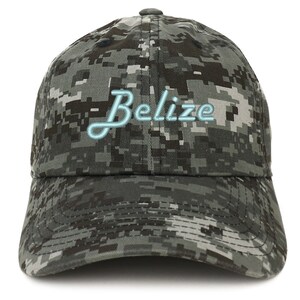 Stitchfy Belize Embroidered Brushed Cotton Dad Hat Cap - Etsy