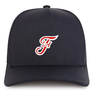 Stitchfy Letter F Script Outline 5 Panel Structured Snapback Baseball ...