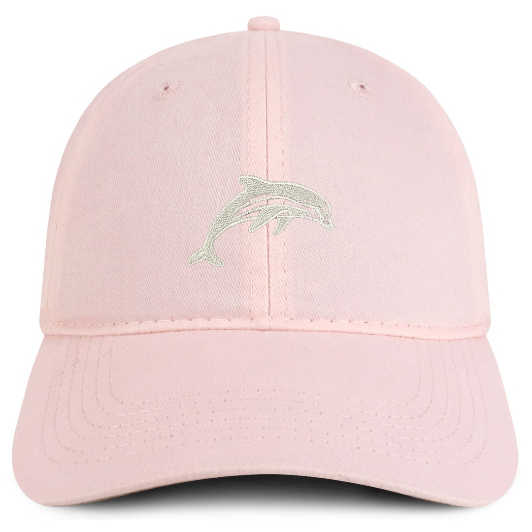 Stitchfy Dolphin Embroidered Soft Crown Cotton Baseball Cap (SF-LOG058 ...