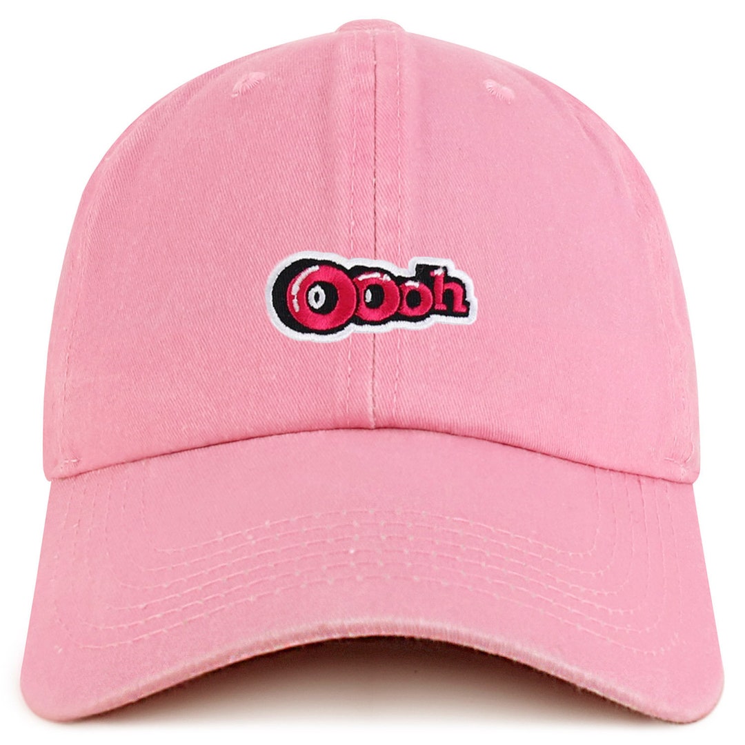 Stitchfy Oooh Cartoon Patch Pigment Dyed Soft Cotton Baseball Cap (SF ...
