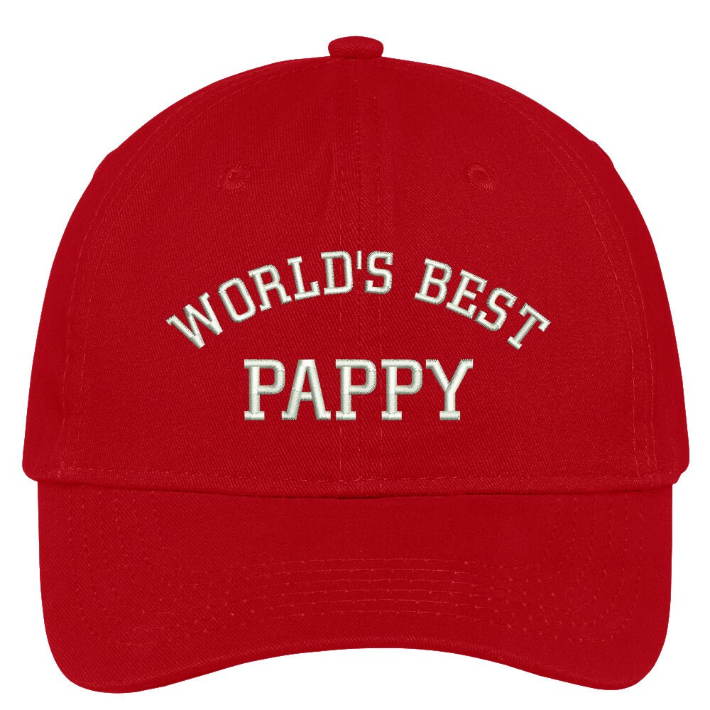 Stitchfy World's Best Pappy Embroidered Low Profile Soft - Etsy
