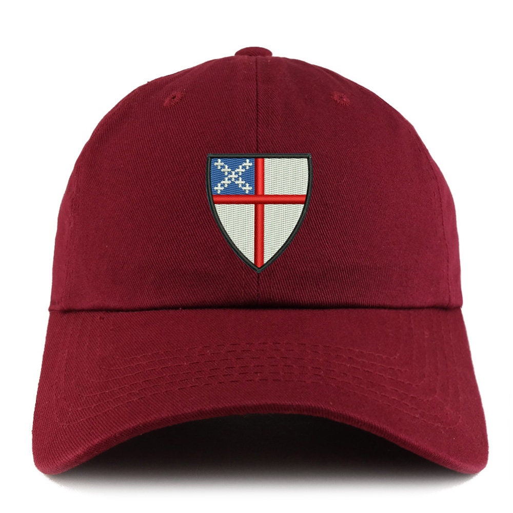 Stitchfy Episcopal Shield Solid Adjustable Unstructured Dad Hat - Etsy
