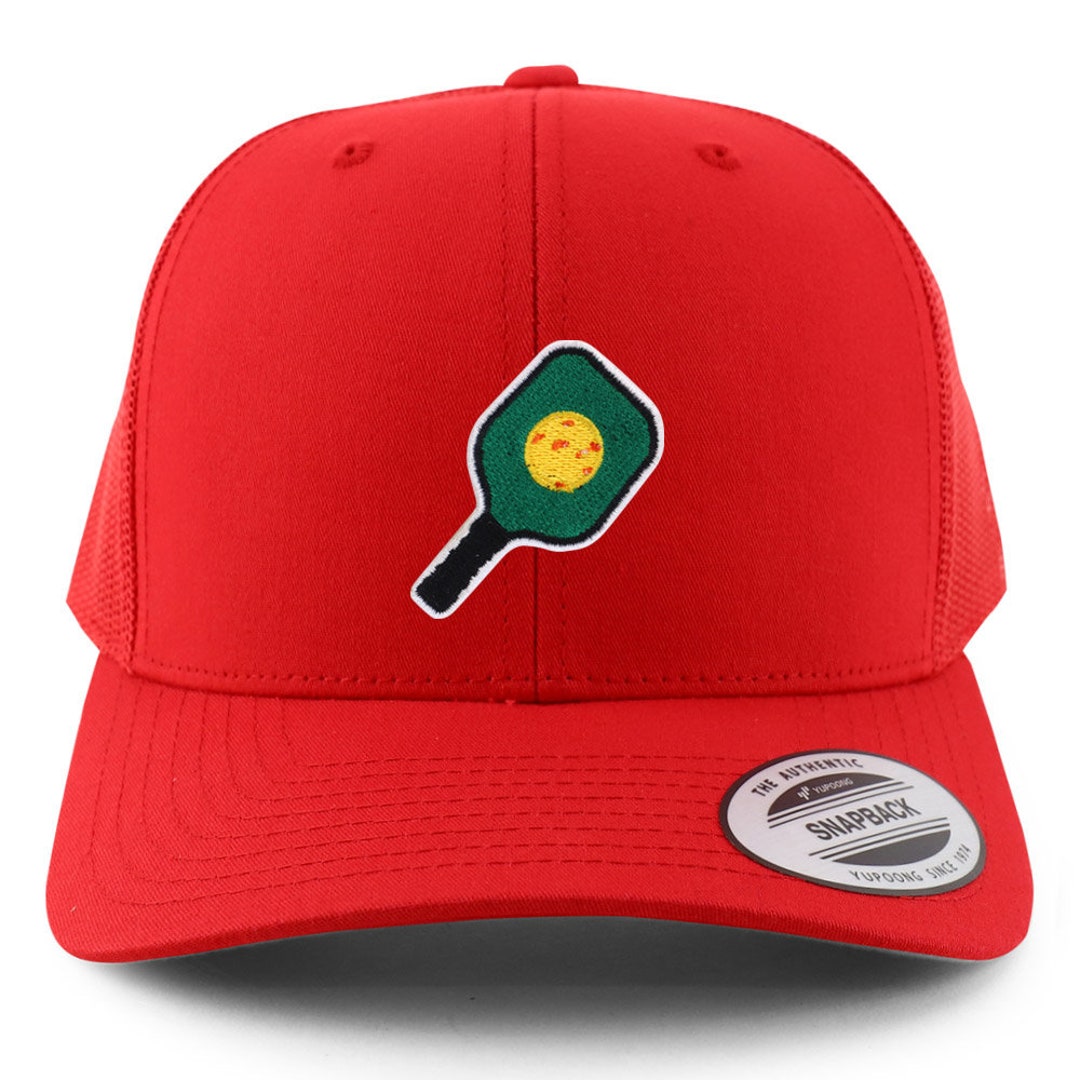 Stitchfy Pickleball and Paddle Patch 6 Panel Retro Baseball Mesh Cap ...
