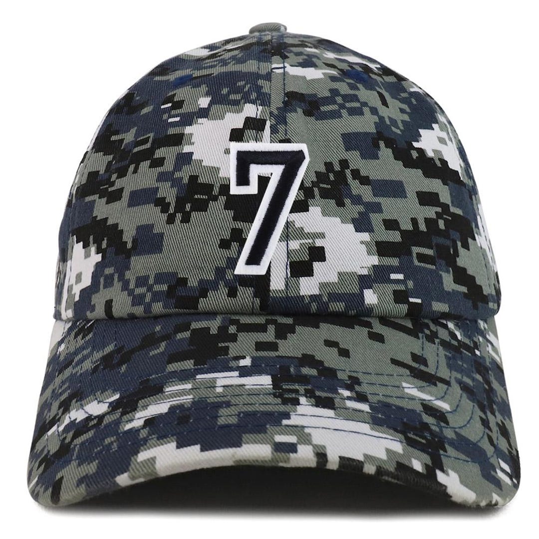 Stitchfy Number 7 Patch Low Profile Soft Cotton Baseball Cap (SF-AP0084 ...