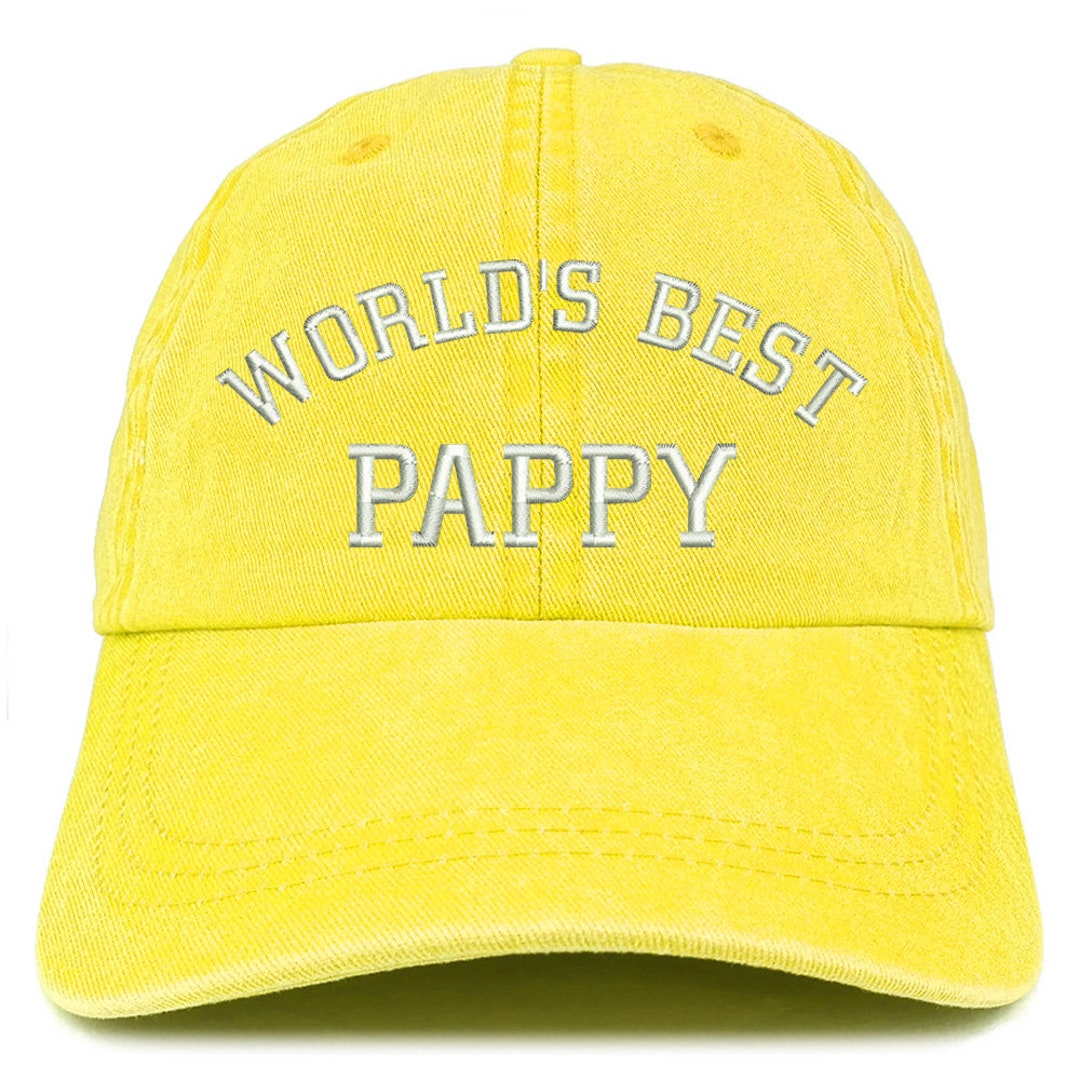 Stitchfy World es Best Pappy bestickt gewaschen Low Profile Cap - Etsy.de