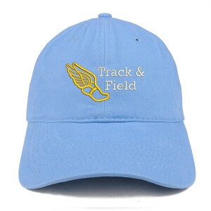 Stitchfy Track and Field Quality Embroidered Low Profile Brushed Cotton ...