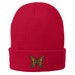 Stitchfy Butterfly Embroidered Knitted Long Cuff Winter Beanie (SF ...