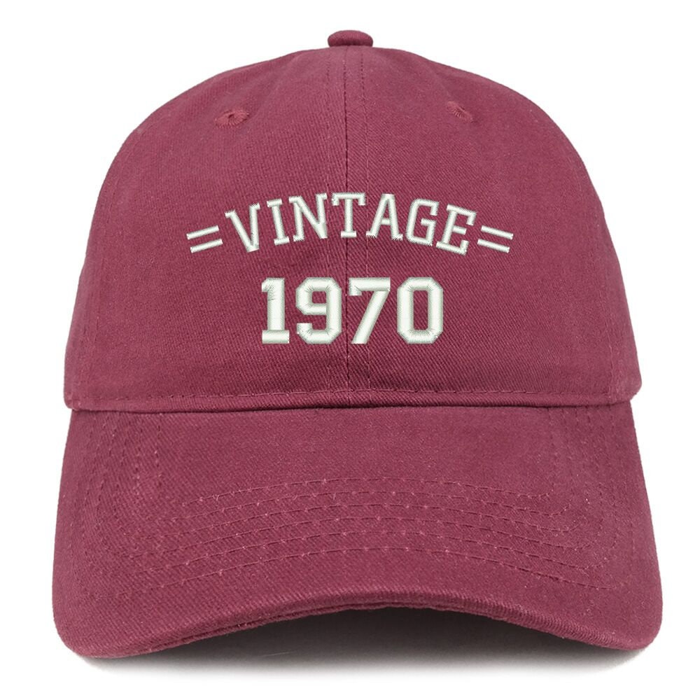 Stitchfy Vintage 1970 Birthday Baseball Cap - Etsy