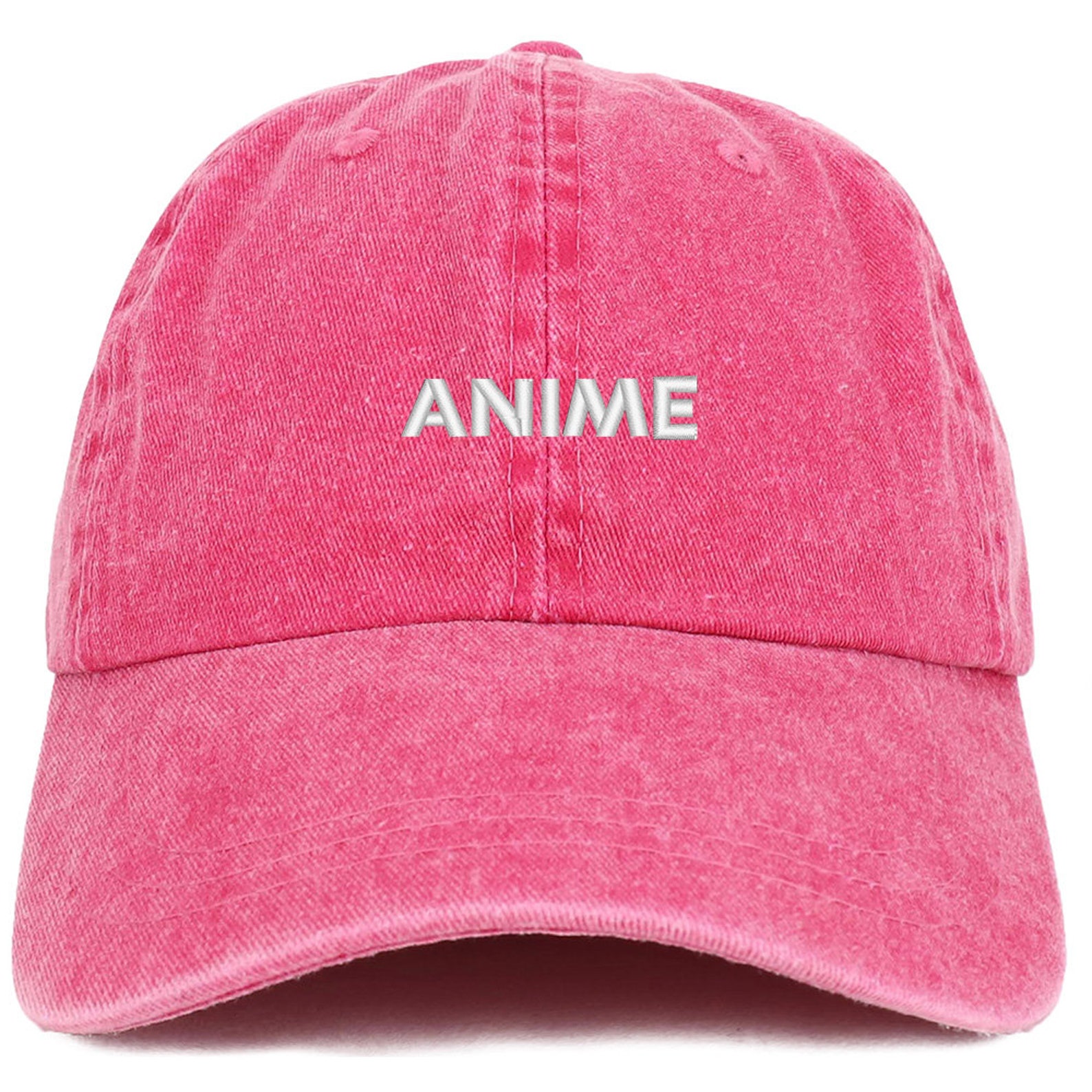Stitchfy Anime Adjustable Embroidered Washed Low Profile Cap - Etsy