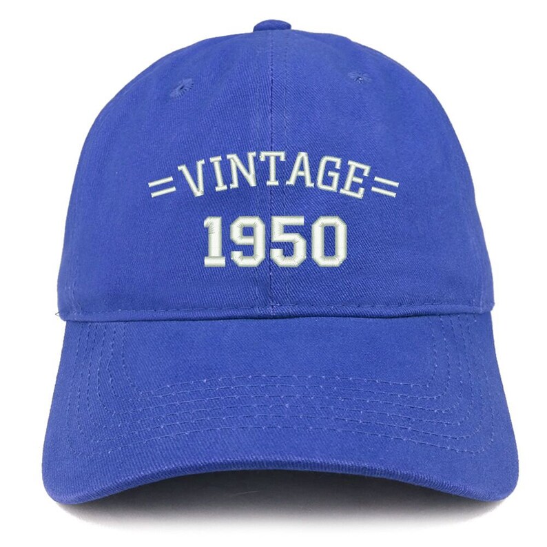 Stitchfy Vintage 1950 Birthday Baseball Cap - Etsy