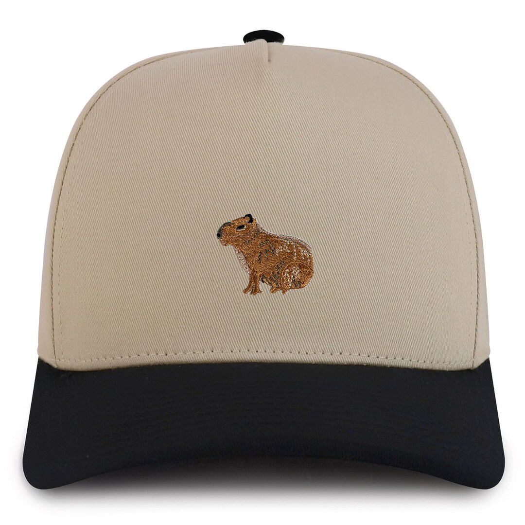 Stitchfy Capybara Embroidered Patch Structured 5 Panel Pro Style ...