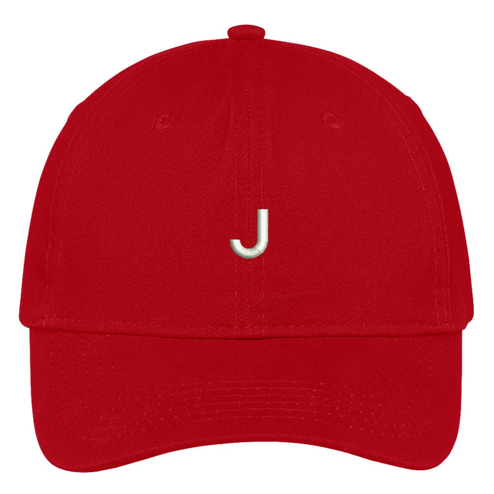 Stitchfy Letter J Block Font Embroidered Dad Hat Cotton - Etsy