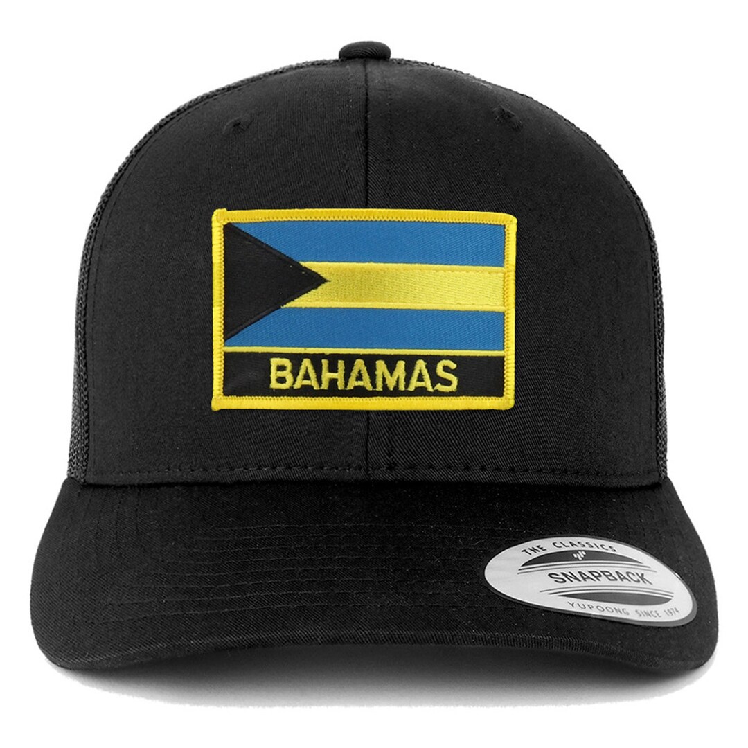 Stitchfy Bahamas Flag Patch Retro Trucker Mesh Cap - Etsy
