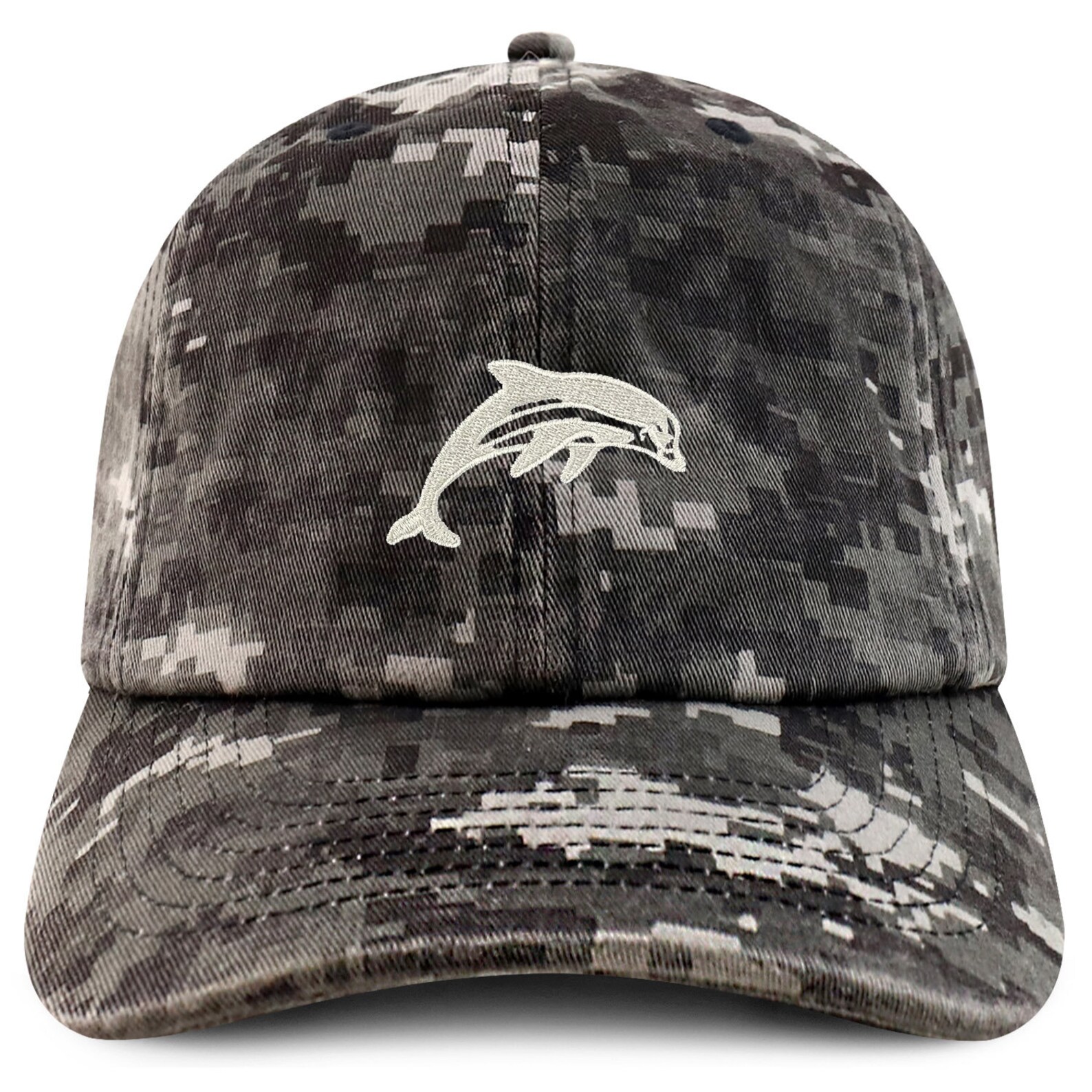 Stitchfy Dolphin Embroidered Soft Crown Cotton Baseball Cap (SF-LOG058 ...