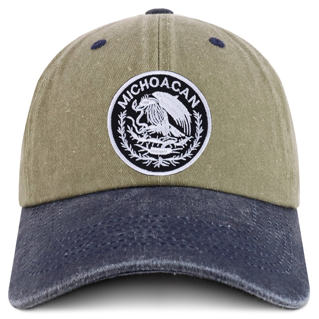 Stitchfy Michoacan Mexico White Embroidered Patch Pigment Dyed Washed ...