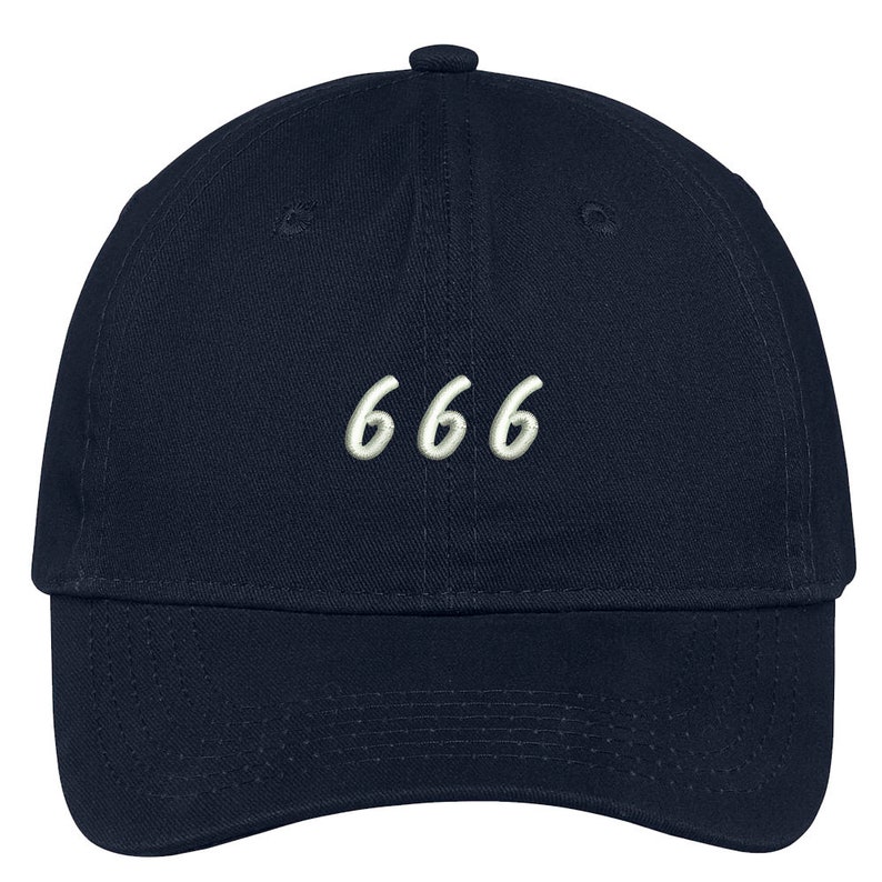 Stitchfy 666 Embroidered Cap Premium Cotton Dad Hat - Etsy