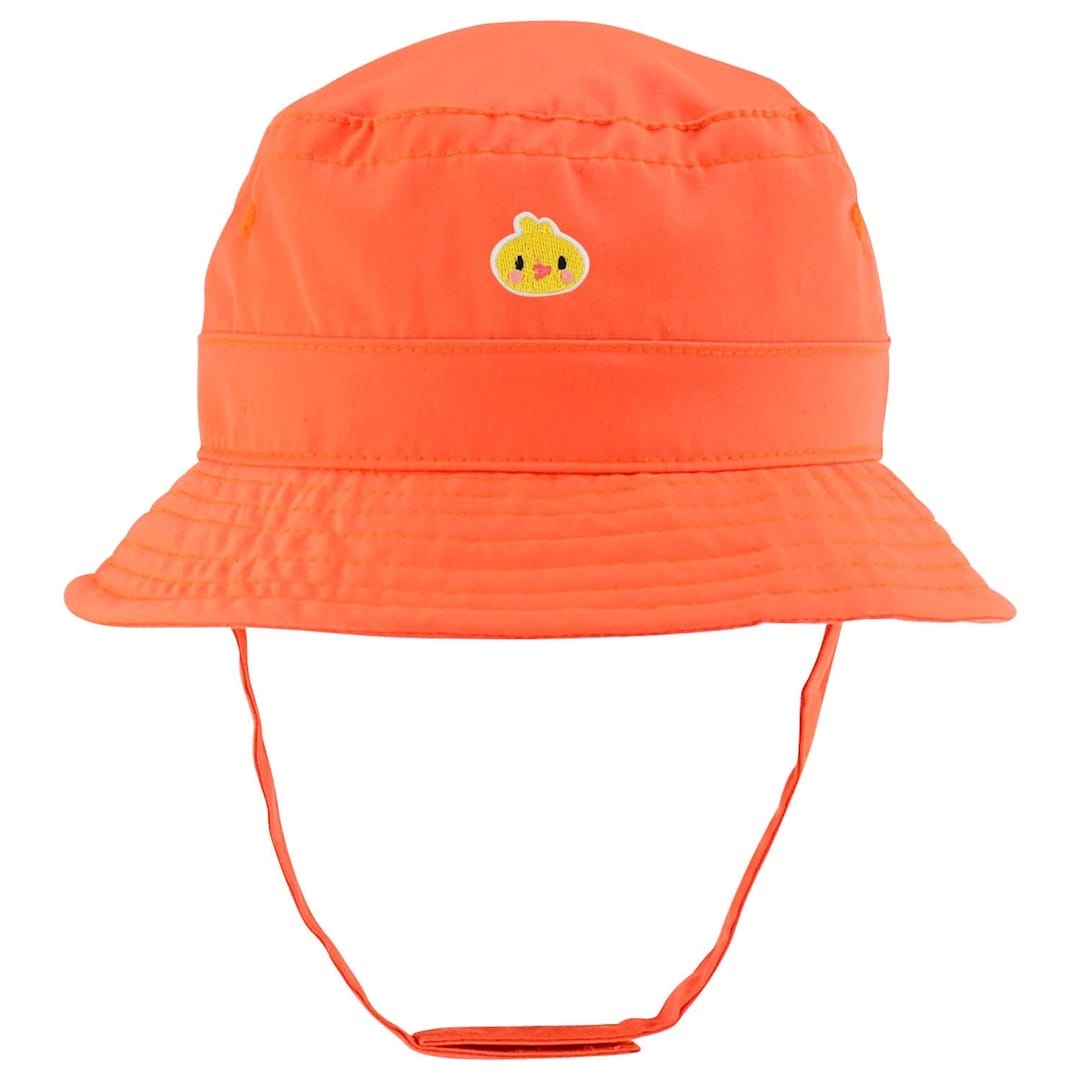Stitchfy Cute Duck Face Embroidered Patch Infant Lightweight Bucket Hat ...