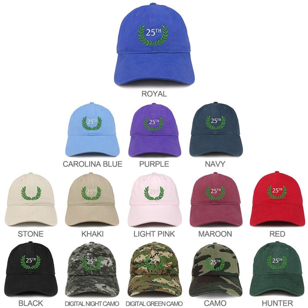 Stitchfy 25th Anniversary Embroidered Unstructured Cotton Dad Hat - Etsy