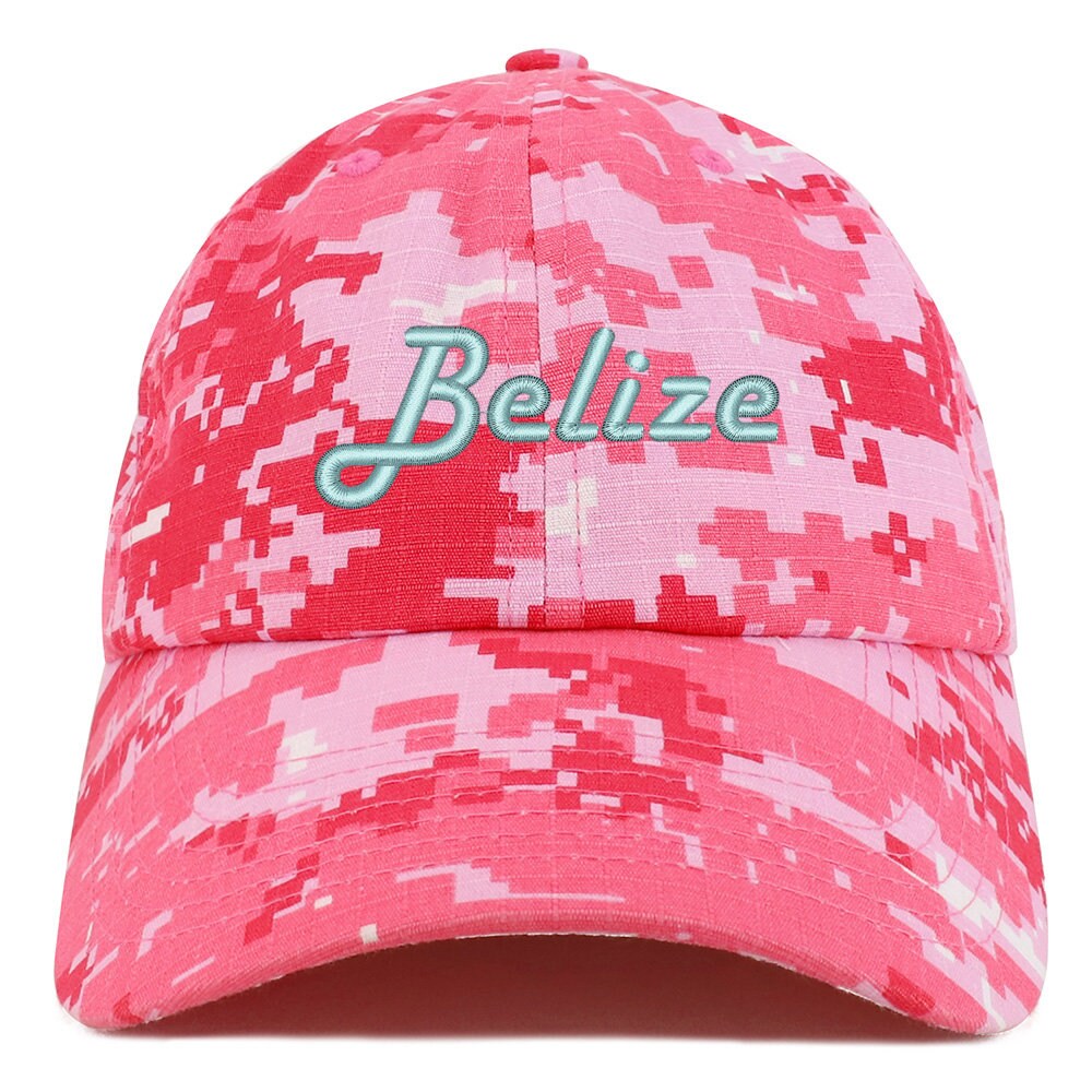 Stitchfy Belize Embroidered Brushed Cotton Dad Hat Cap - Etsy