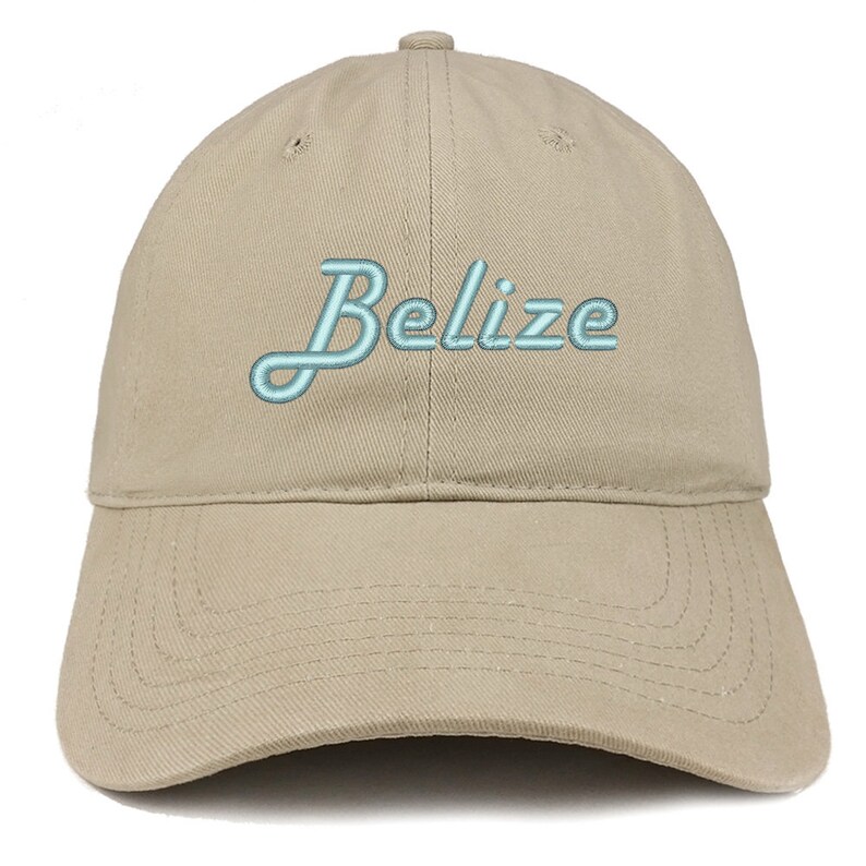 Stitchfy Belize Embroidered Brushed Cotton Dad Hat Cap - Etsy