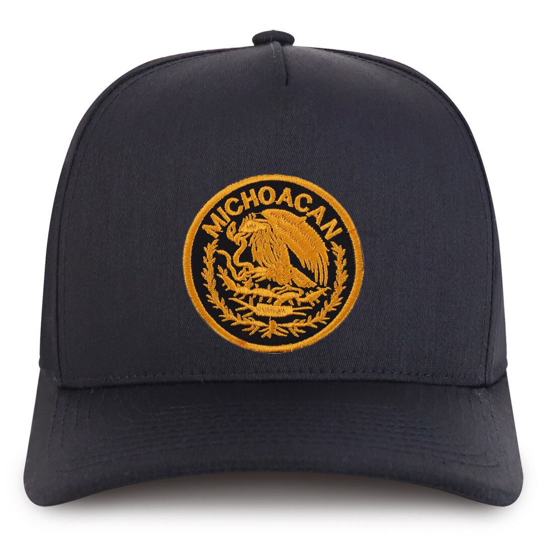 Stitchfy Michoacan Mexico Patch Premium Cotton 5 Panel Pro Style Cap ...
