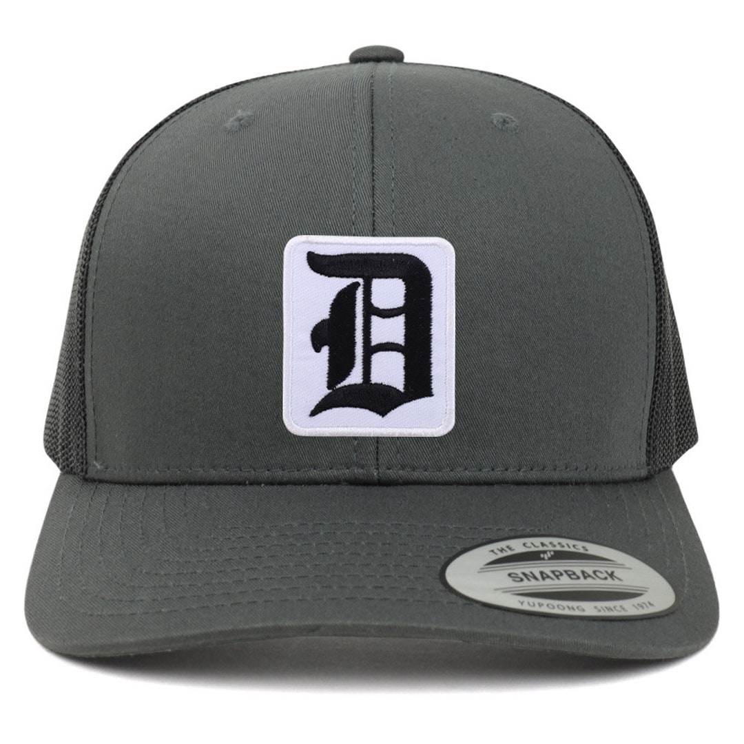 Stitchfy Old English D Patch 6 Panel Retro Baseball Mesh Cap (SF-EP ...