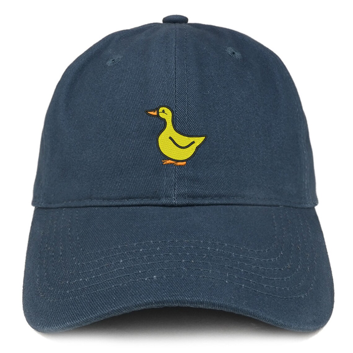 Stitchfy Quack Embroidered Unstructured Cotton Dad Hat - Etsy