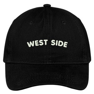 Stitchfy West Side Embroidered Soft Cotton Adjustable Cap Dad Hat - Etsy