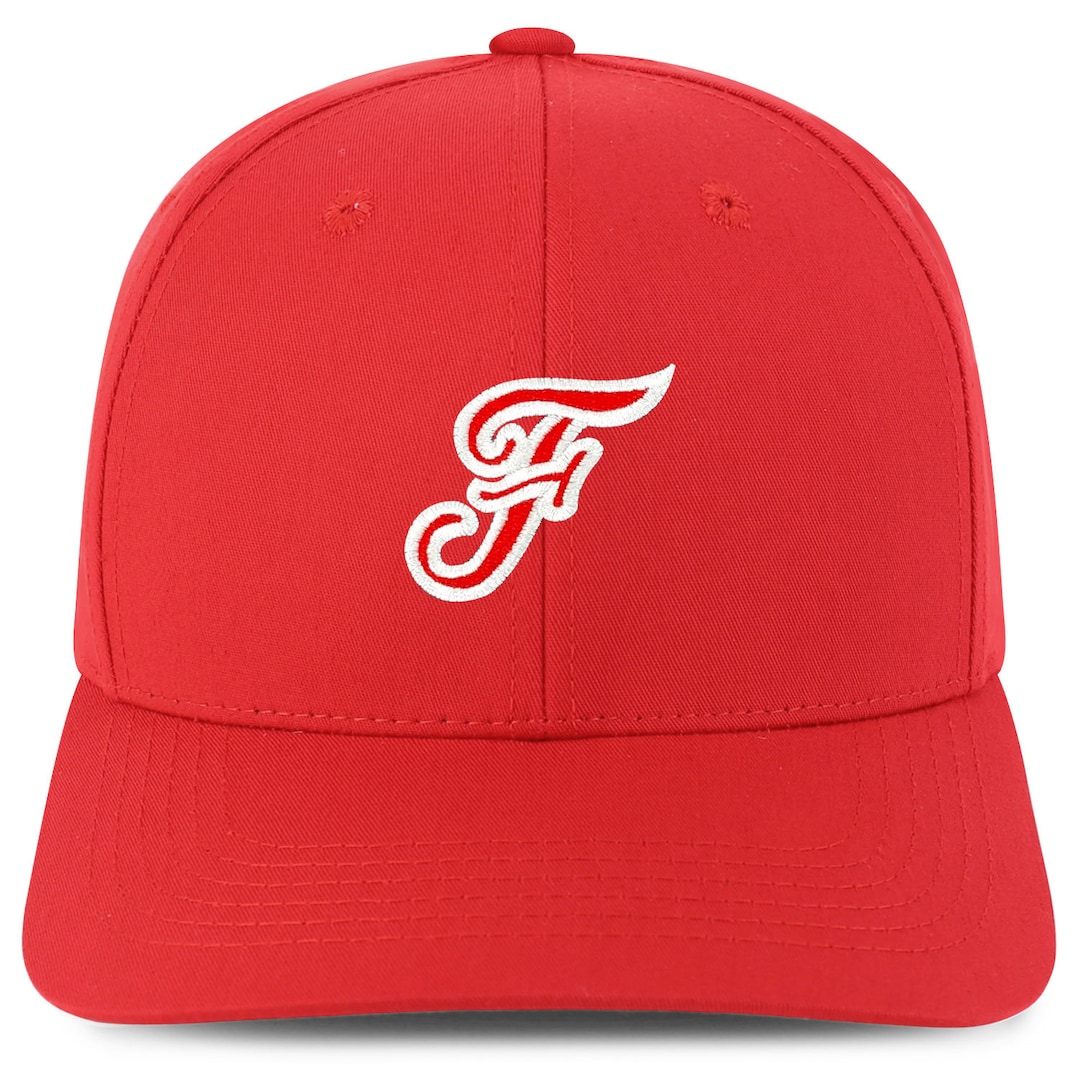 Stitchfy Letter F Script Outline 6 Panel Snapback Baseball Cap (SF ...
