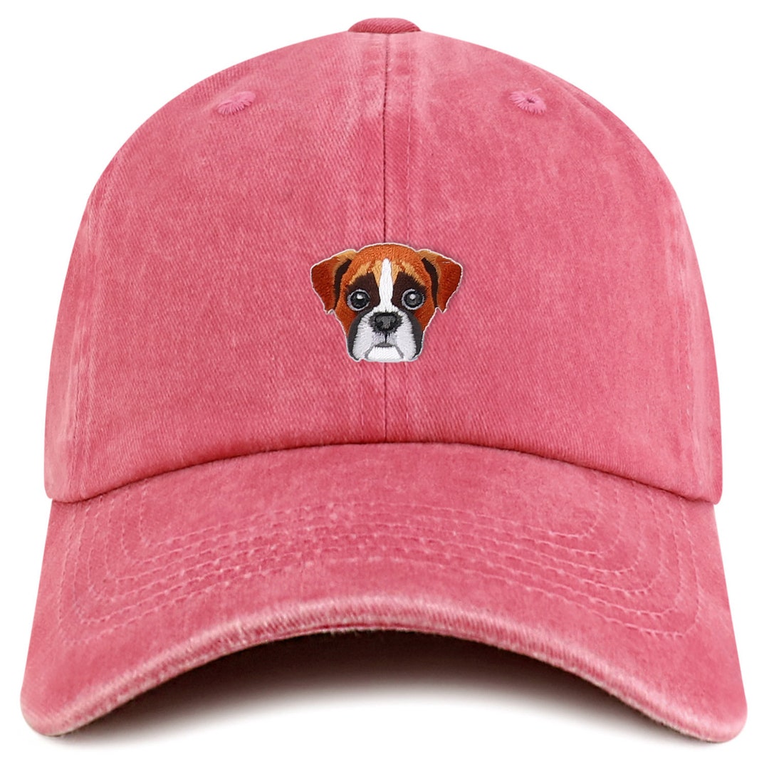 Stitchfy Boxer Embroidered Patch Pigment Dyed Soft Cotton Baseball Cap ...