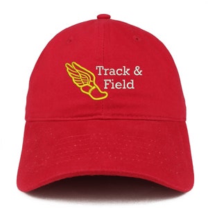 Stitchfy Track and Field Quality Embroidered Low Profile Brushed Cotton ...