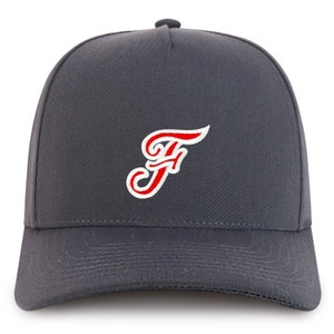 Stitchfy Letter F Script Outline 5 Panel Structured Snapback Baseball ...