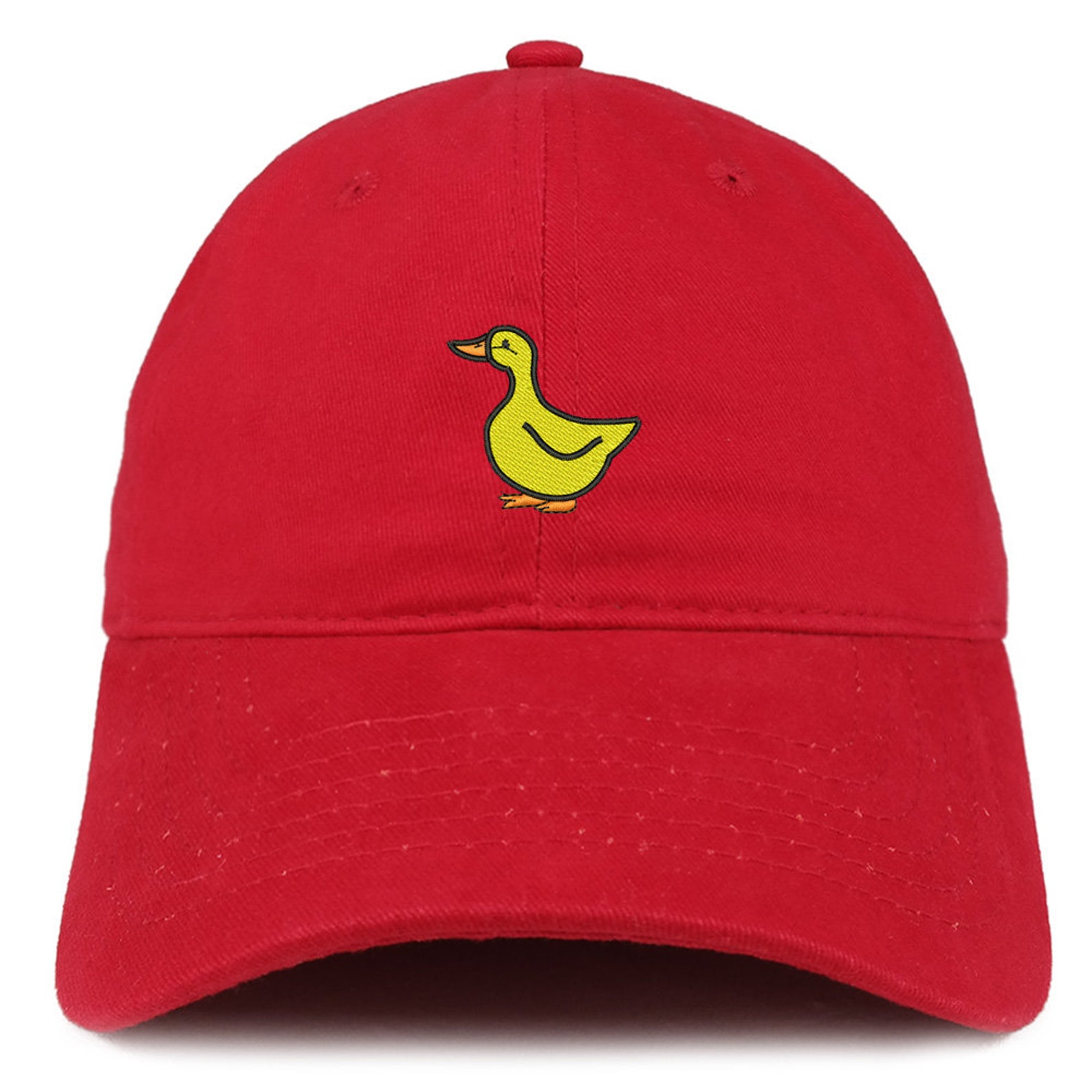 Stitchfy Quack Embroidered Unstructured Cotton Dad Hat - Etsy