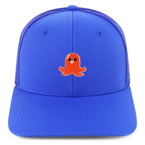 Stitchfy Mini Octopus Embroidered Patch Structured 6 Panel Mesh Back ...