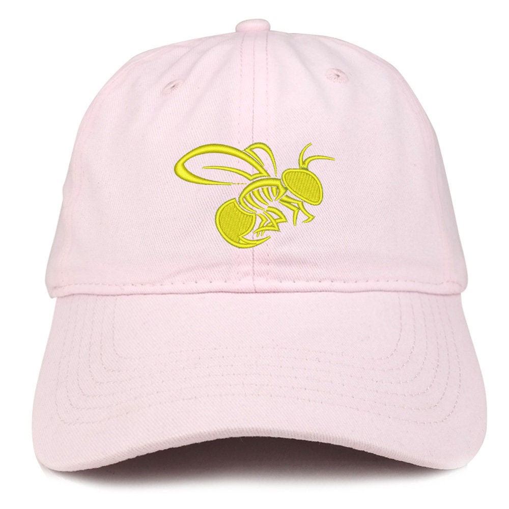 Stitchfy Yellow Jacket Bee Embroidered Unstructured Cotton Dad Hat - Etsy