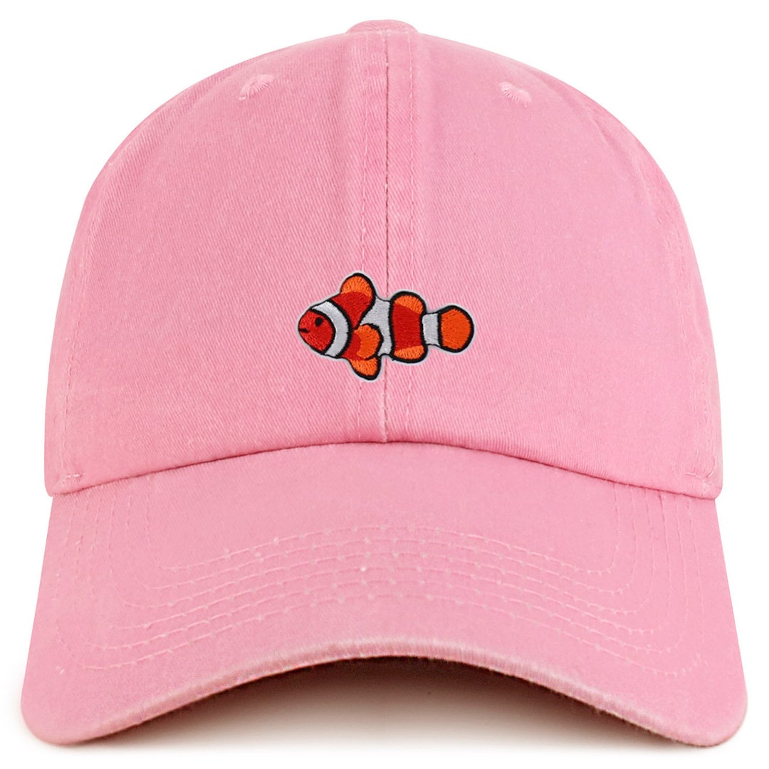 Stitchfy Clown Fish Embroidered Patch Pigment Dyed Baseball Cap - Etsy