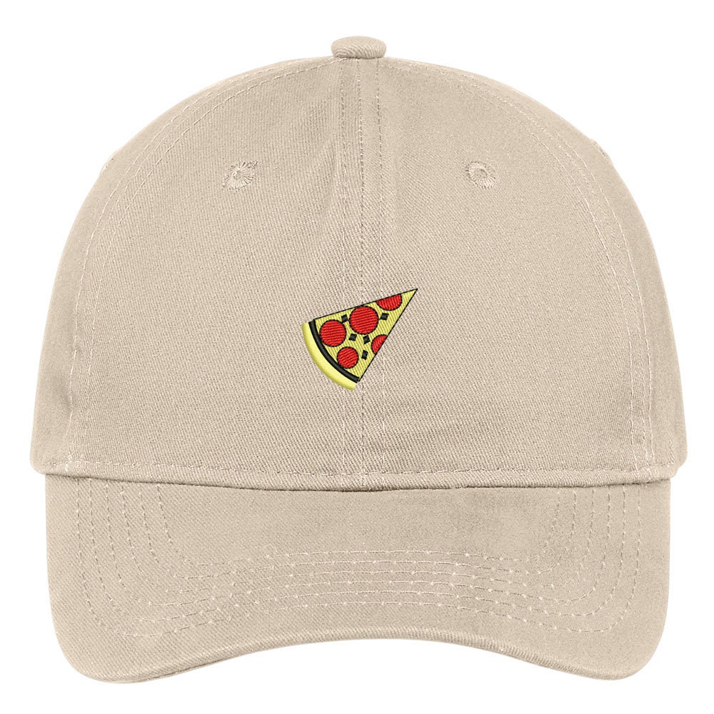 Stitchfy Pizza Embroidered Low Profile Adjustable Cap Dad Hat - Etsy